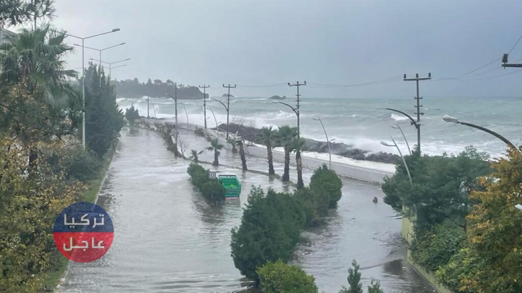 تركيا.. شاهد كيف دخلت أمواج البحر مدينة غيرسون (فيديو)